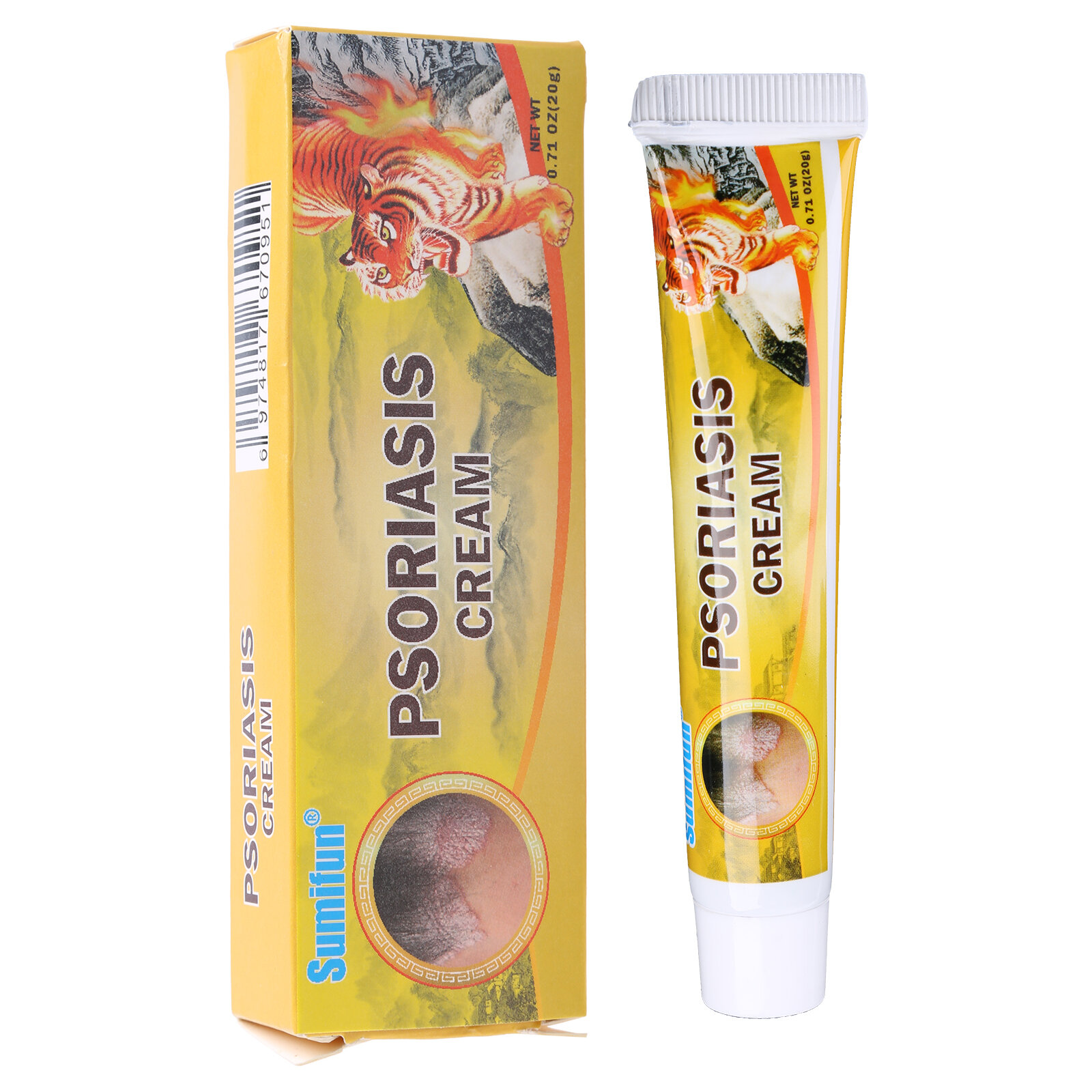 20 мл Травяного Крема От Псориаза, Бактериостаза, Экземы, Дерматита, Мази От Зуда