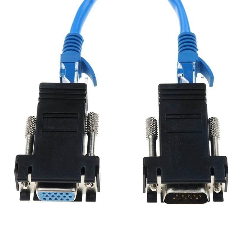 Удлинитель RJ45 - VGA, разъем «папа» - LAN, CAT5, CAT6, сетевой кабель Ethernet RJ45, адаптер «мама», дополнительный коммутатор, конвертер для компьютера