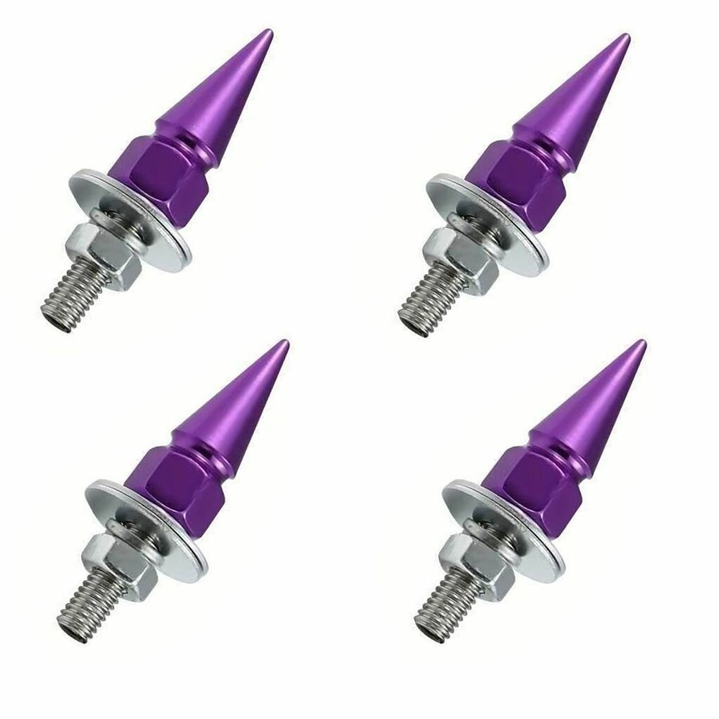 Высокопрочные винты и болты для номерного знака, устойчивые к ржавчине для автомобилей, Фиолетовый