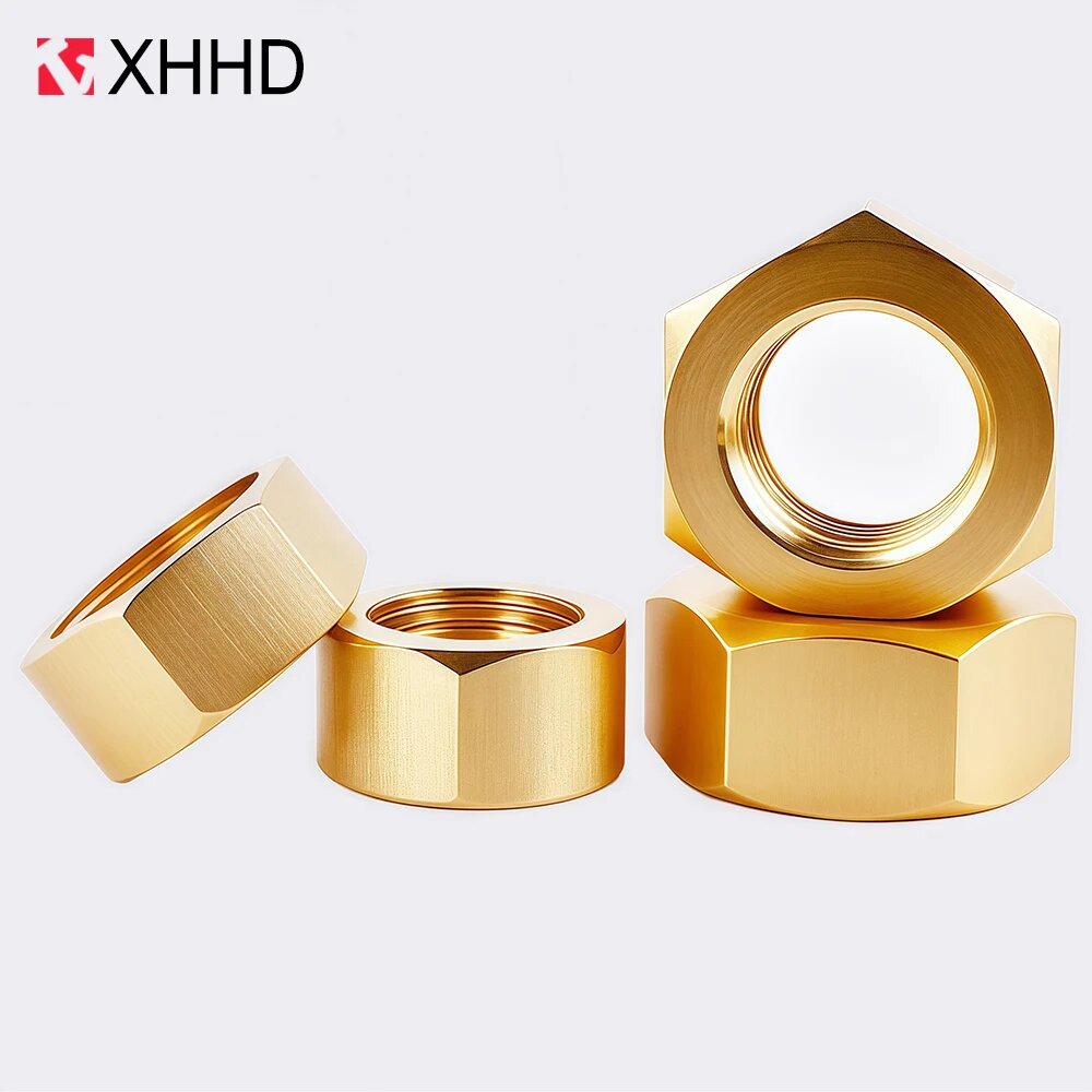 Латунные шестигранные гайки NEWHONGHUIDA DIN934 M1.4-M20