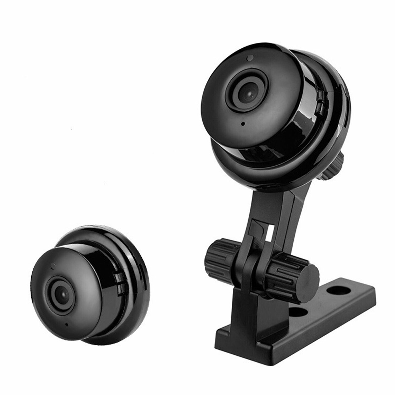 Умная камера безопасности HD 1080p WIFI соединение Обнаружение движения Звуковое управление Двусторонний домофон с домашней камерой ночного видения