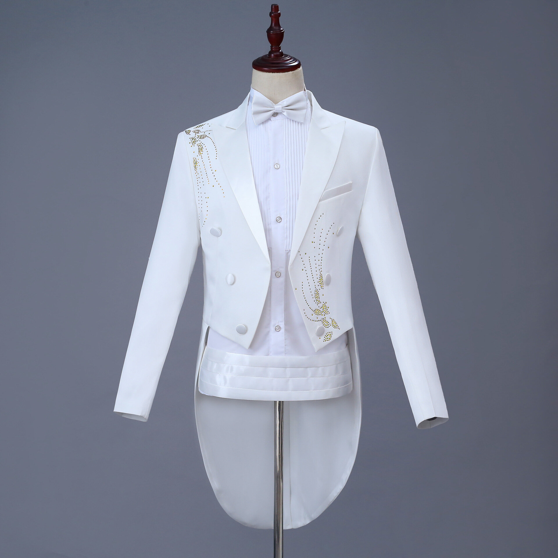 Костюм с бриллиантами, белое золото, для взрослых