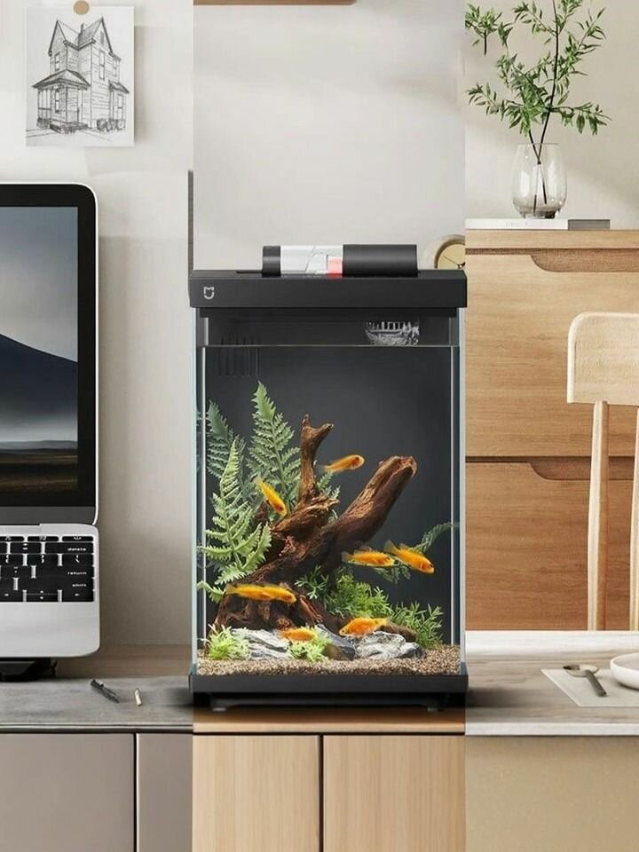 Умный аквариум Mi Mijia Smart Desktop Fish Tank (MYG200) Space Gray