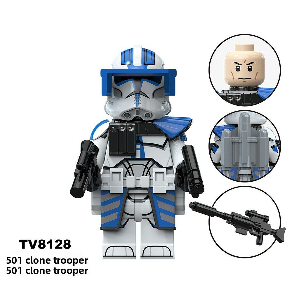 Darth vader soldier building block man for kids creative play educational toy stylef