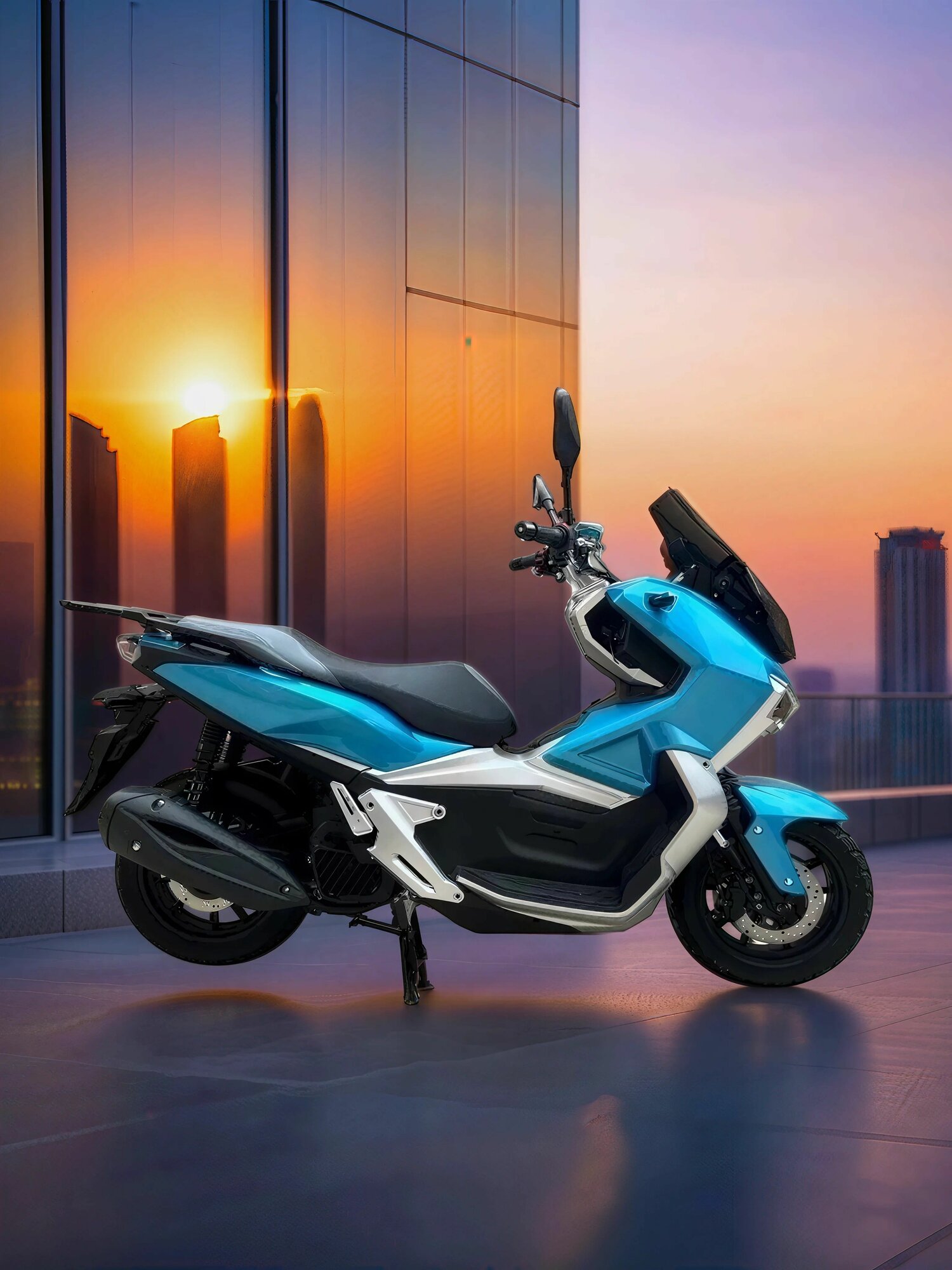 Скутер TRACER ADV BLUE 150 см3 (49,9 см3) 13 л. с.