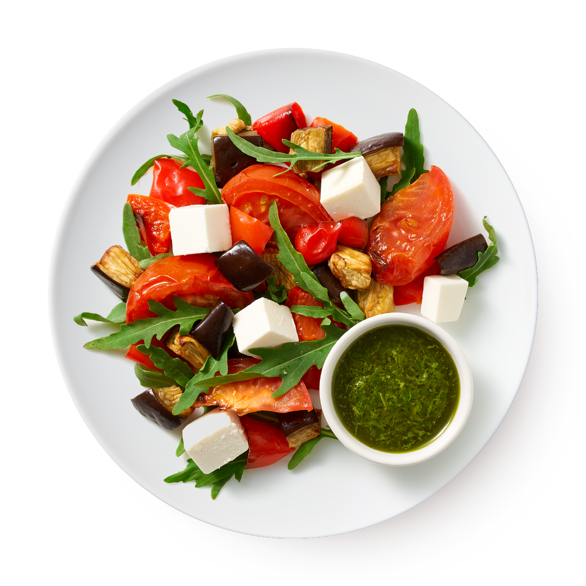 Салат с маринованными баклажанами и сыром фета, 230г, 1 упаковка