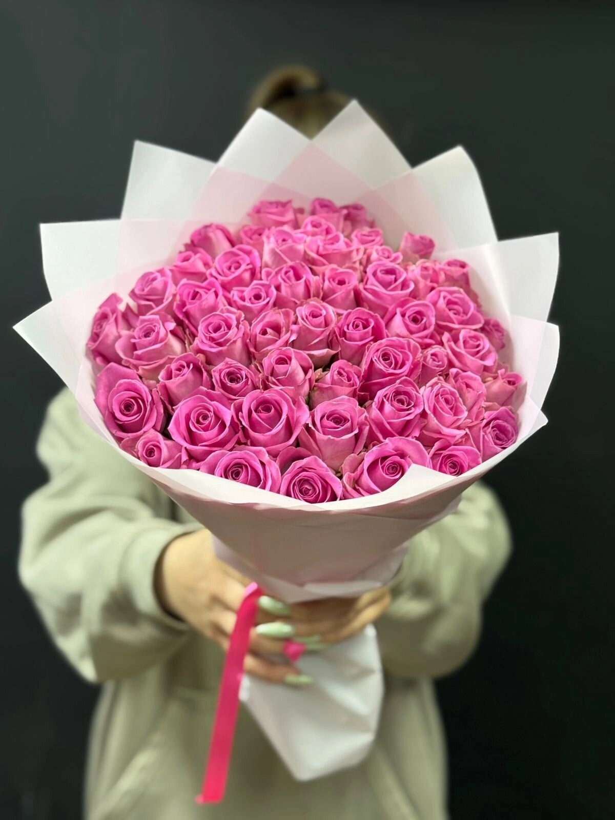 Букет из 51 розы Chantal Princess