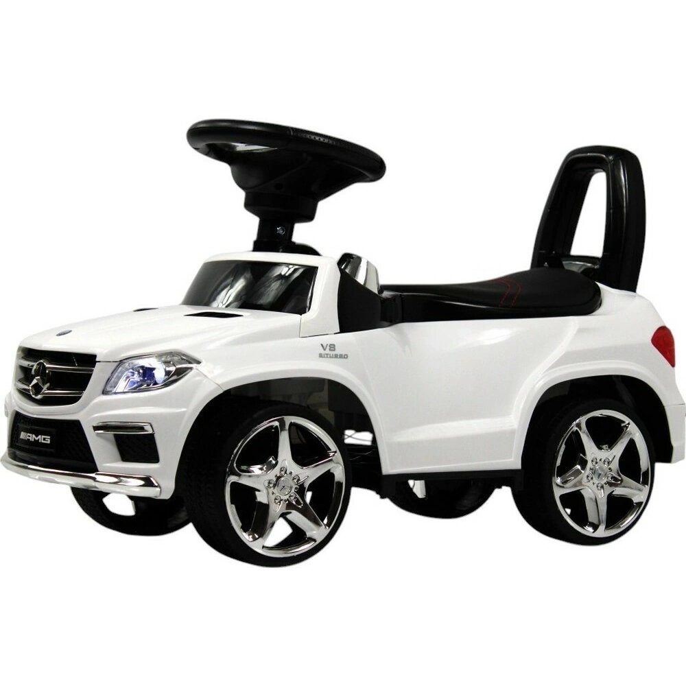 Детский толокар Mercedes-Benz GL63 RiverToys (A888AA) (белый) 2+