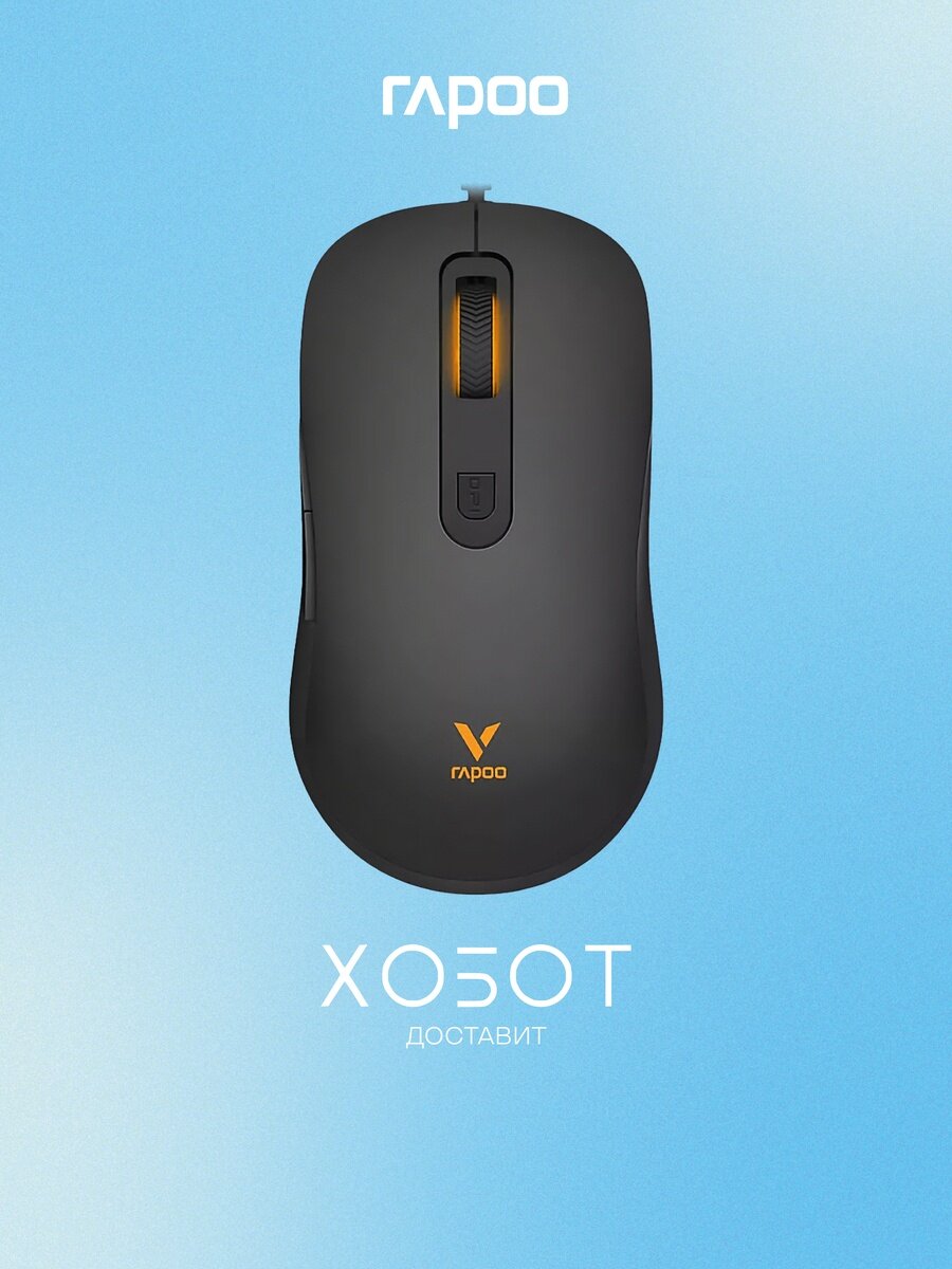 Компьютерная мышь Rapoo V16RGB черный