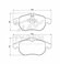 Колодки Тормозные Дисковые, Передние Opel Vectra C 02>; Saab 9-3 02>(Tyren Tyr12...