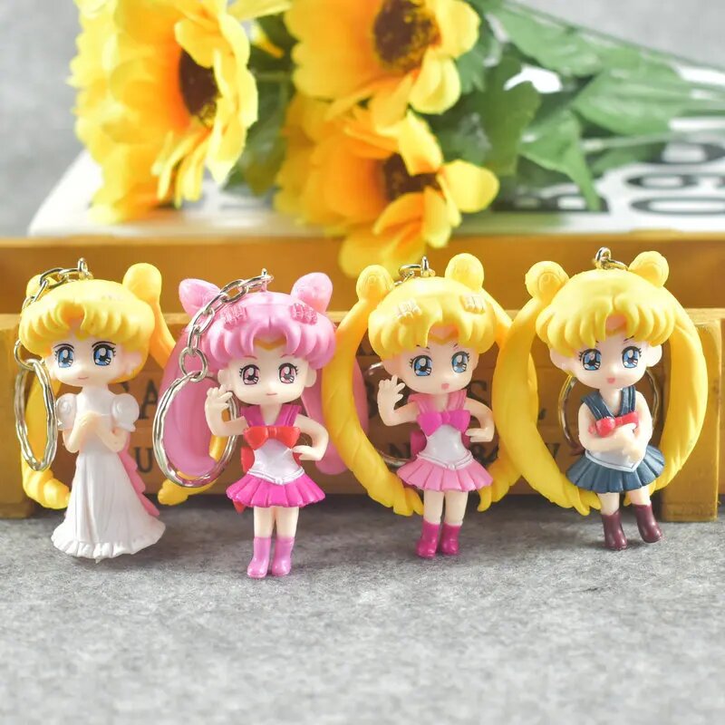 Брелоки Sailor Moon Bandai 4 шт.