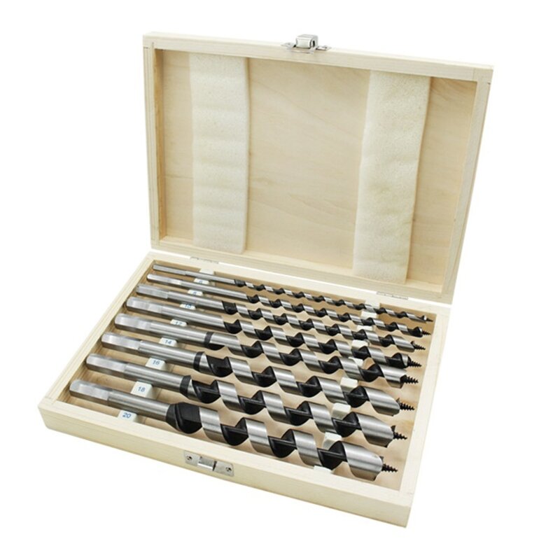 Набор удлиненных спиральных сверл с шестигранным хвостовиком 6-20 мм