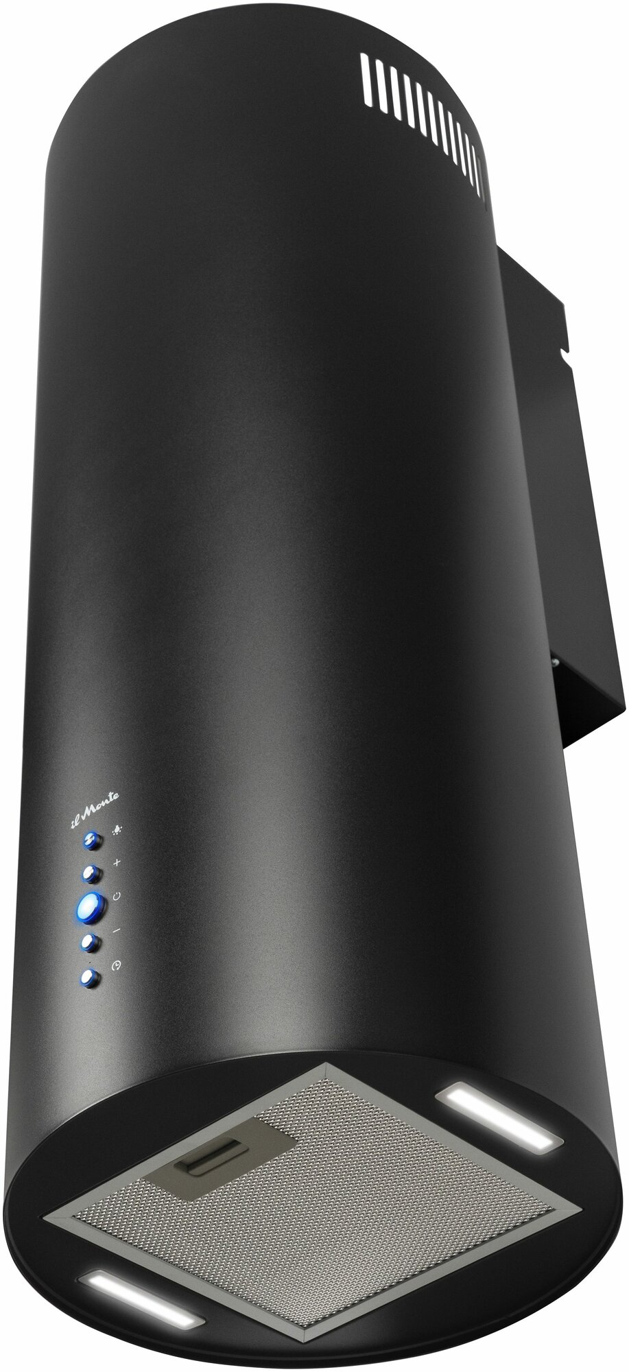 Вытяжка кухонная, 300 Вт, 1100 м3/ч, Труба, Пристенная, Диаметр 35 см, il Monte KH-HITECH-3502