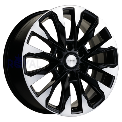 Литой колесный диск Khomen Wheels KHW2010 (LC 300 Tuning) 8x20/6x139,7 ET45 D95,1 Black-FP