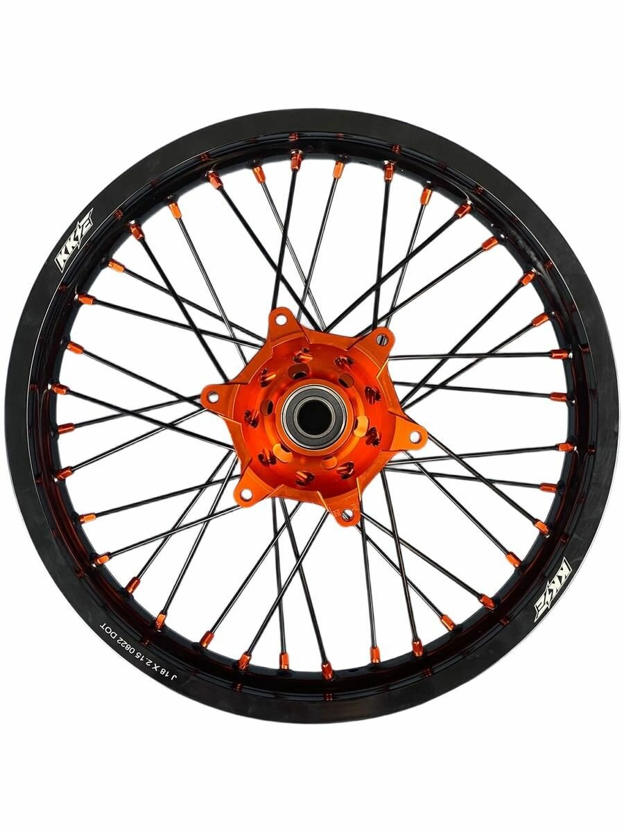 Диск KKE в сборе R18 для мотоцикла, оранжевый
