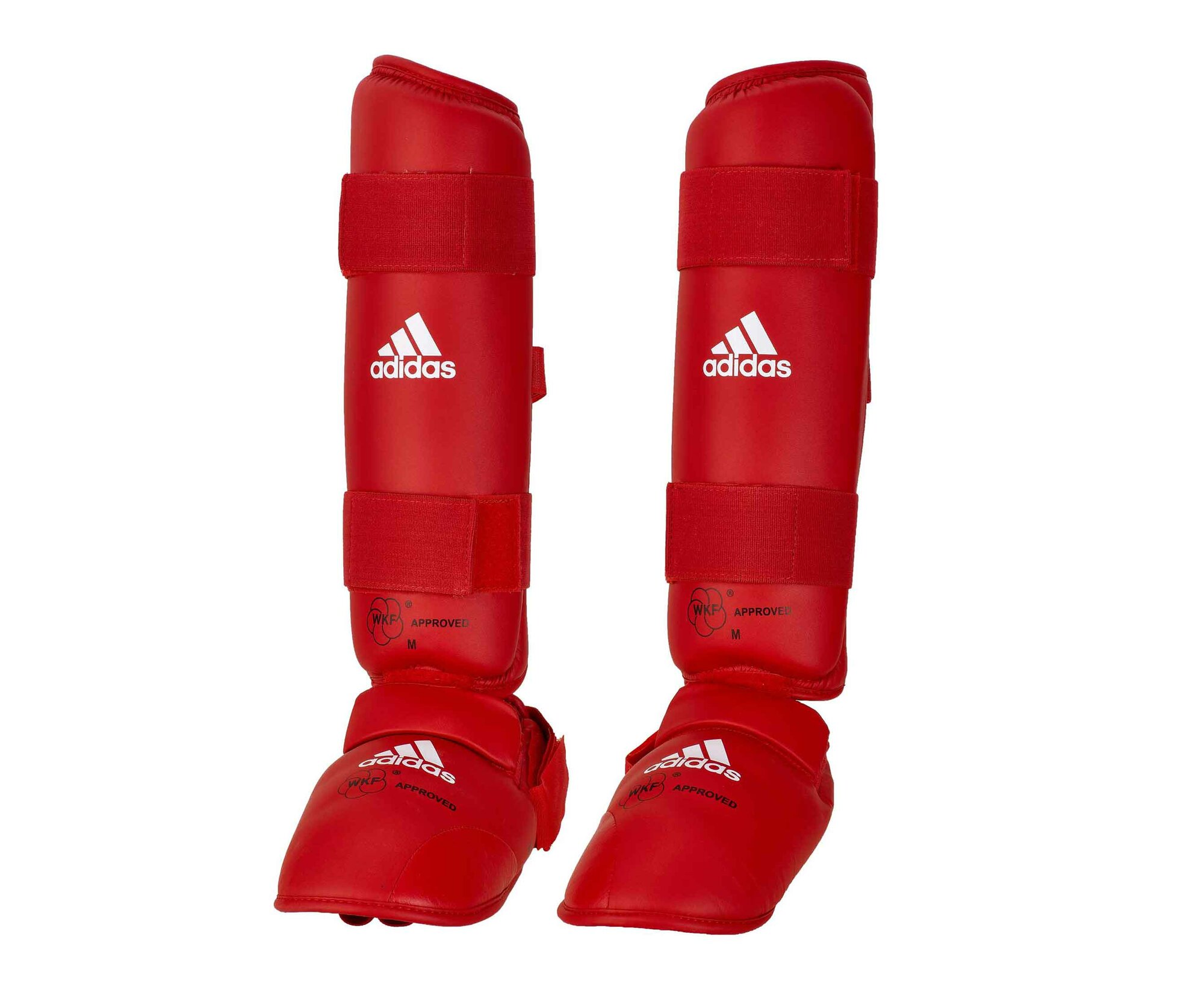 Защита голени и стопы WKF Shin & Removable Foot красная (размер S)