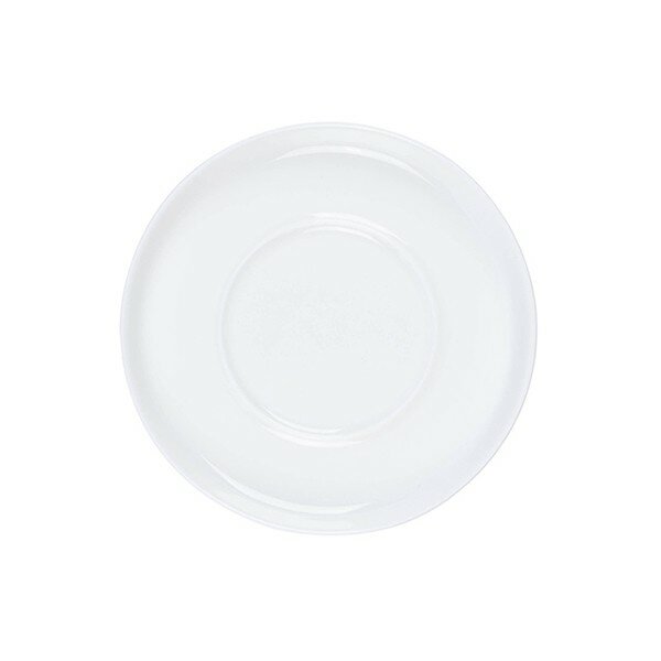 Блюдце «Вейв», фарфор, 10/5 см, белый (Royal Charm, страна Китай)