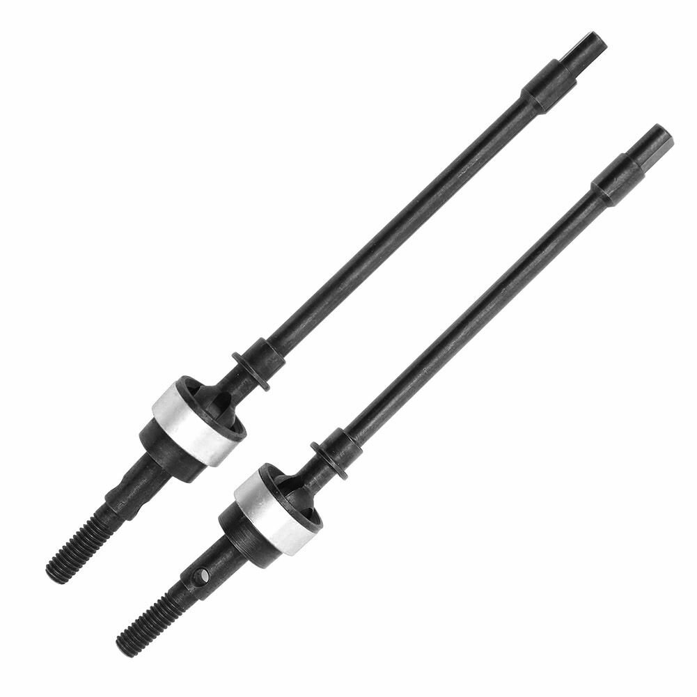 Стальной передний приводной вал CVD для гусеничной машины Axial SCX10 1:10, прочный серебристый аксессуар для модернизации