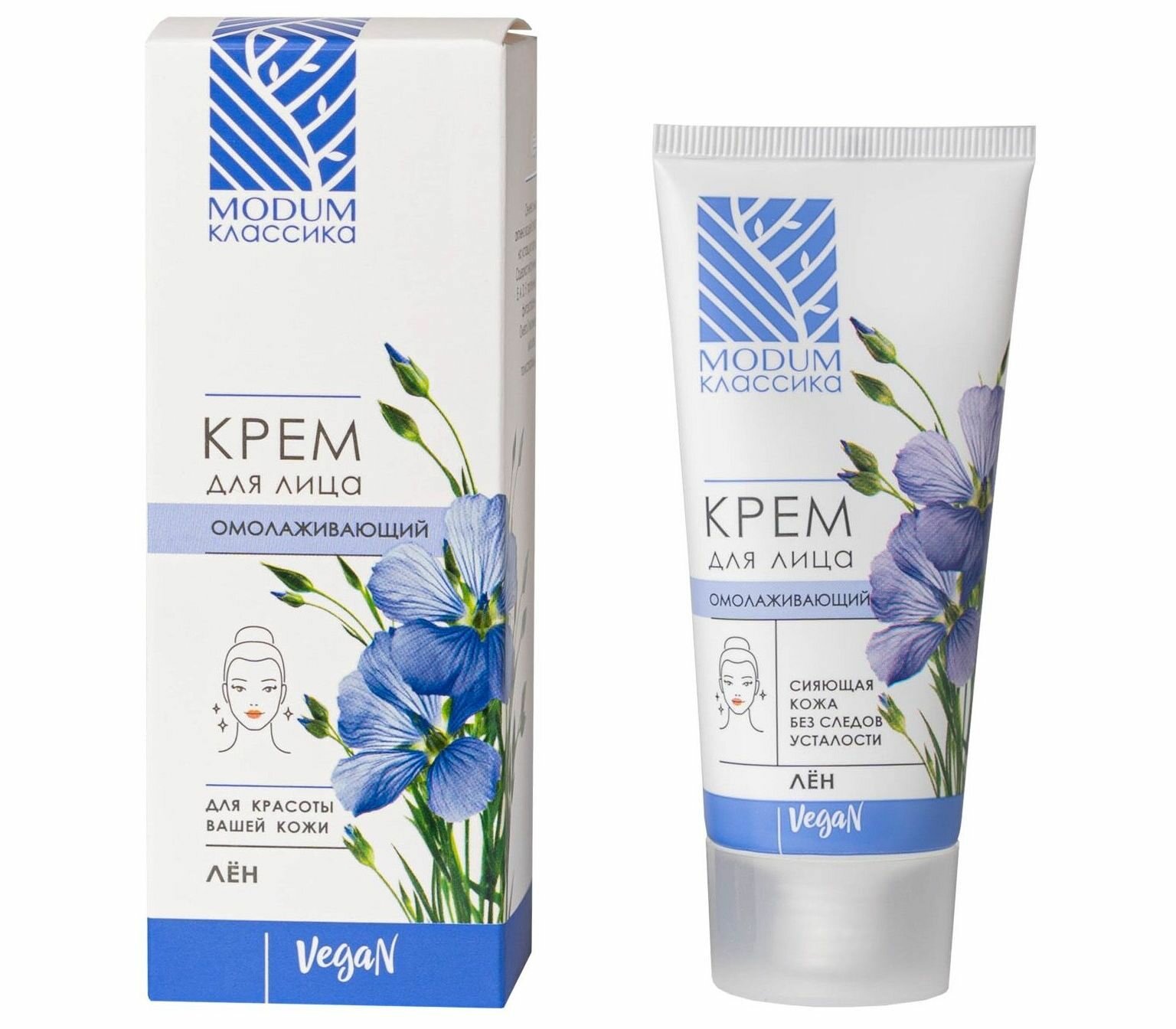 Modum Крем для лица классика омолаживающий Лён 50 г