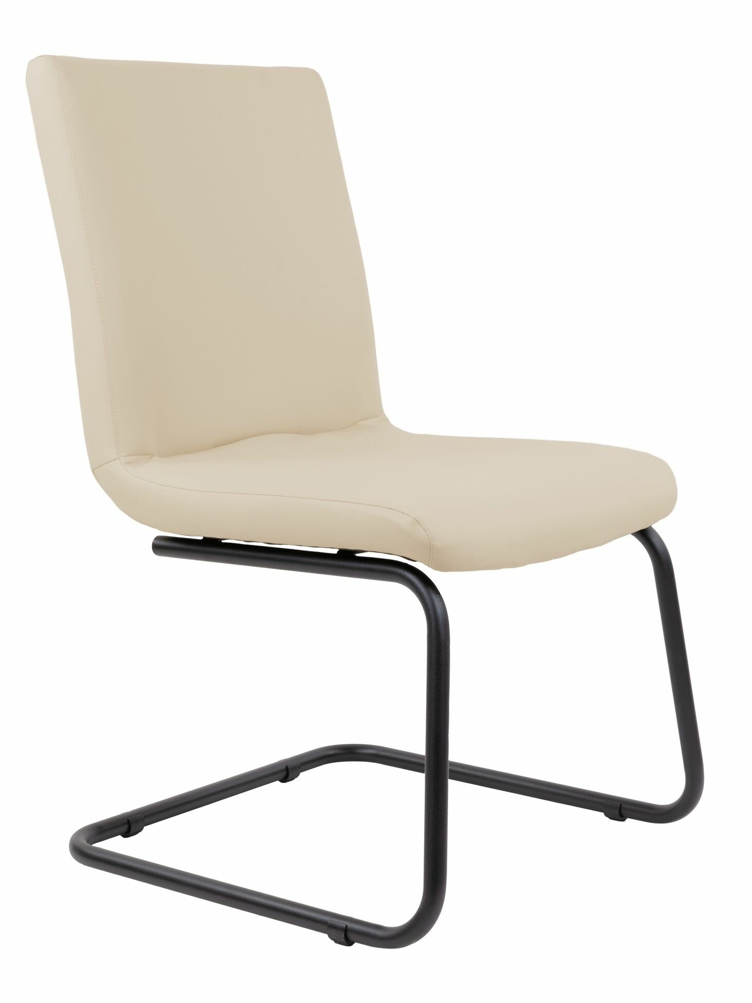 Офисное конференц кресло CHAIRMAN 919 V LT, экокожа, бежевый, на металлических полозьях без подлокотников