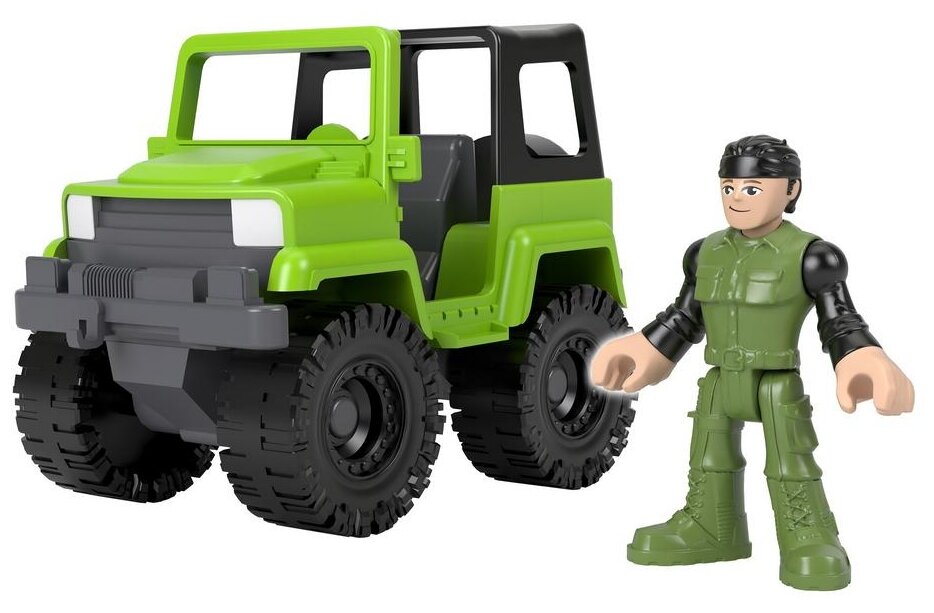 Машинка Fisher-Price Imaginext с фигуркой GWP14, пляжный багги