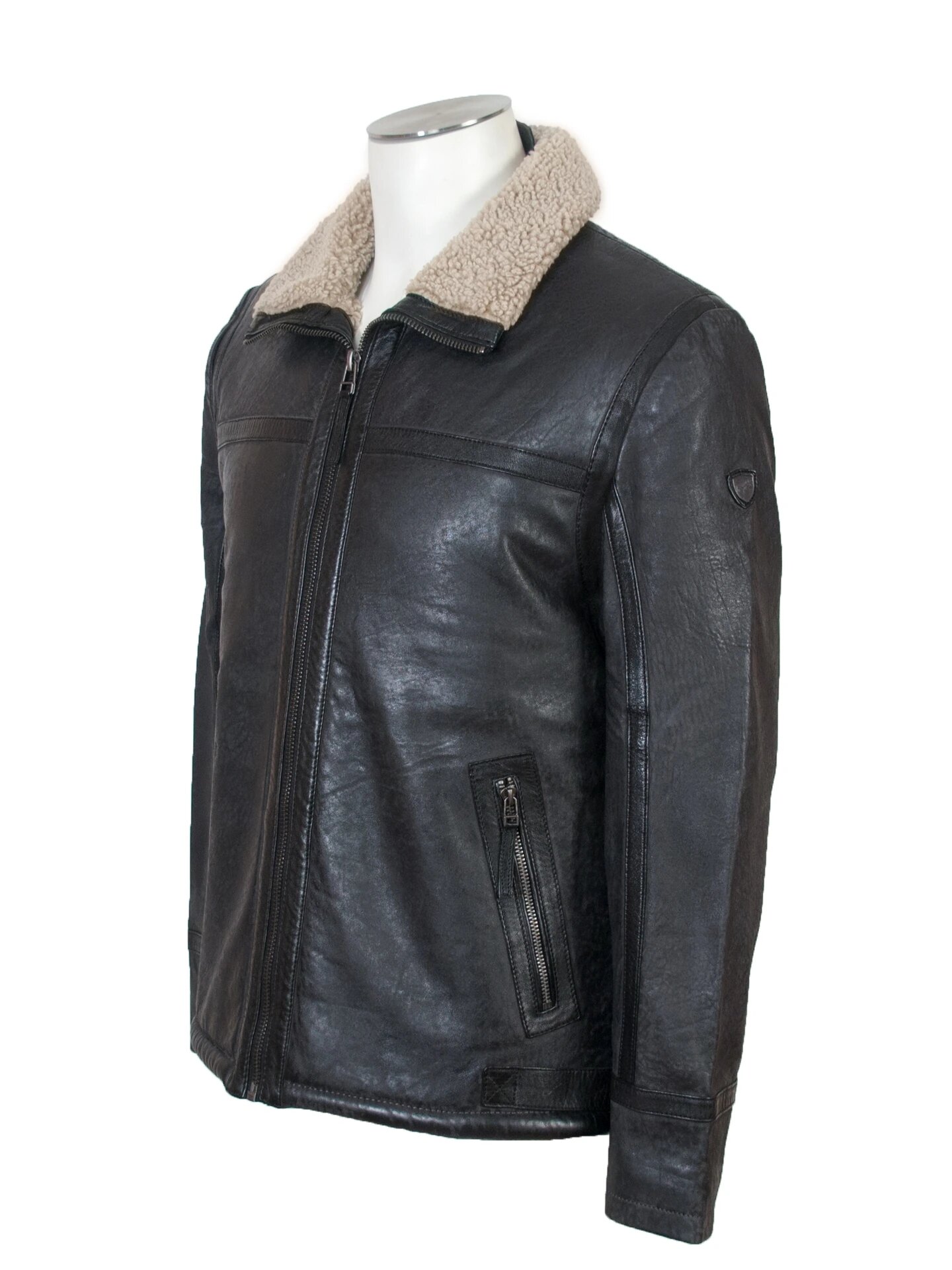 Куртка кожаная