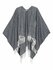 Накидка Twinset Milano Fringed poncho, размер OneSize