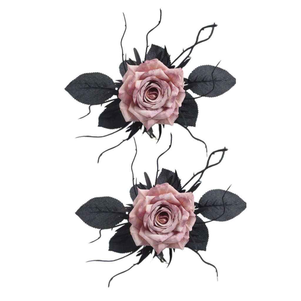 2 штуки аксессуаров для украшения штор без перфорации в стиле ретро-градиентный фиолетовый