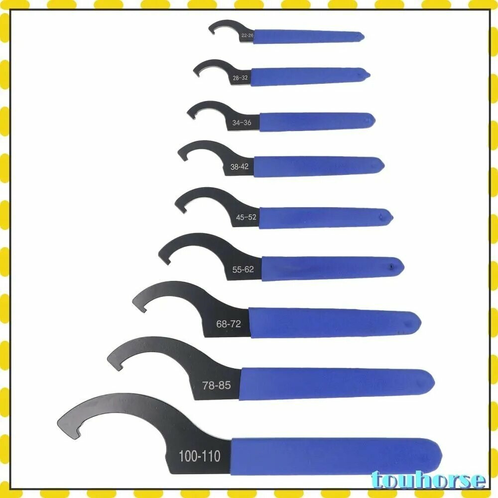 Гаечный ключ ER с-образного типа в виде полумесяца из девяти частей