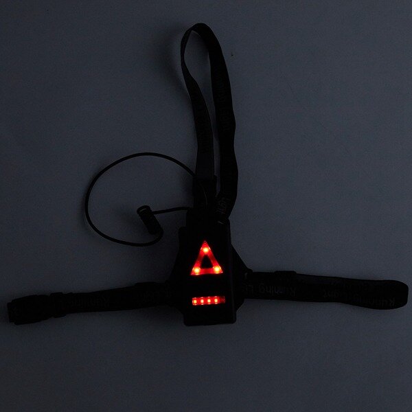 EITGZWAS 2020 Спортивный светодиодный ночной фонарь для активного отдыха с USB-перезаряжаемым нагрудным фонарем для бега