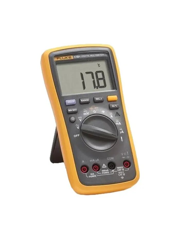 Мультиметр Fluke 17B MAX-01, цифровой, профессиональный, 1000В — фото 1