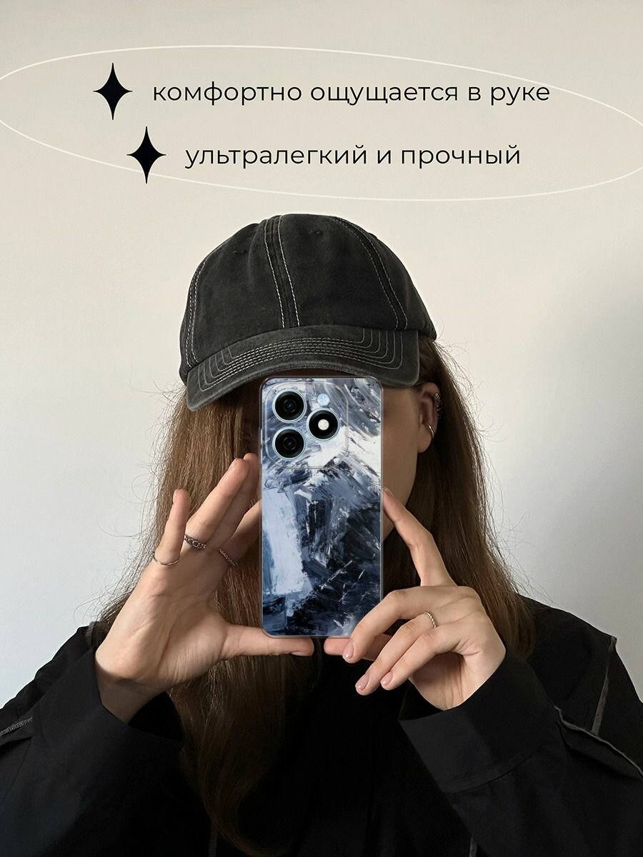 Чехол на Tecno Spark 20 / Текно Спарк 20 с принтом "Абстракция живопись" — фото 1