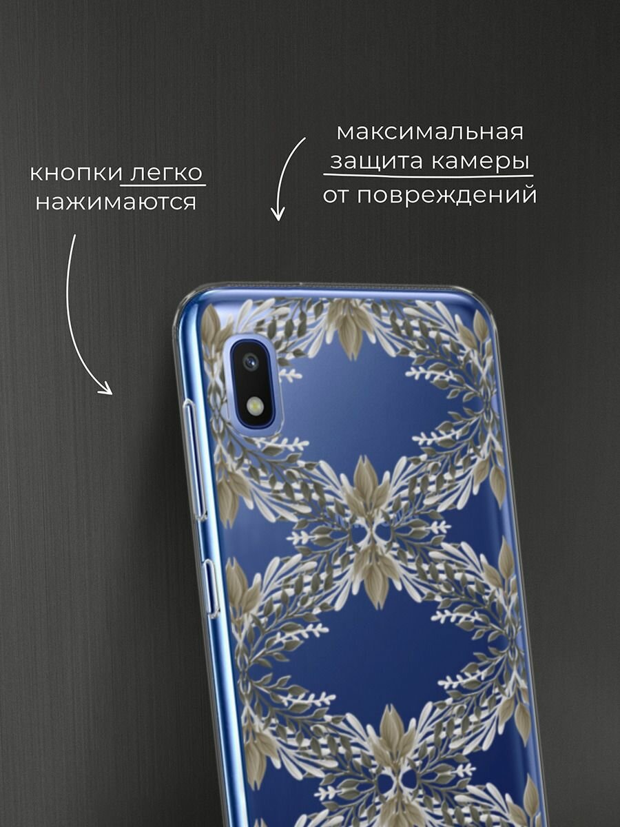 Чехол на Samsung Galaxy A10 / Самсунг Галакси А10 с принтом "Калейдоскоп цветов" — фото 1
