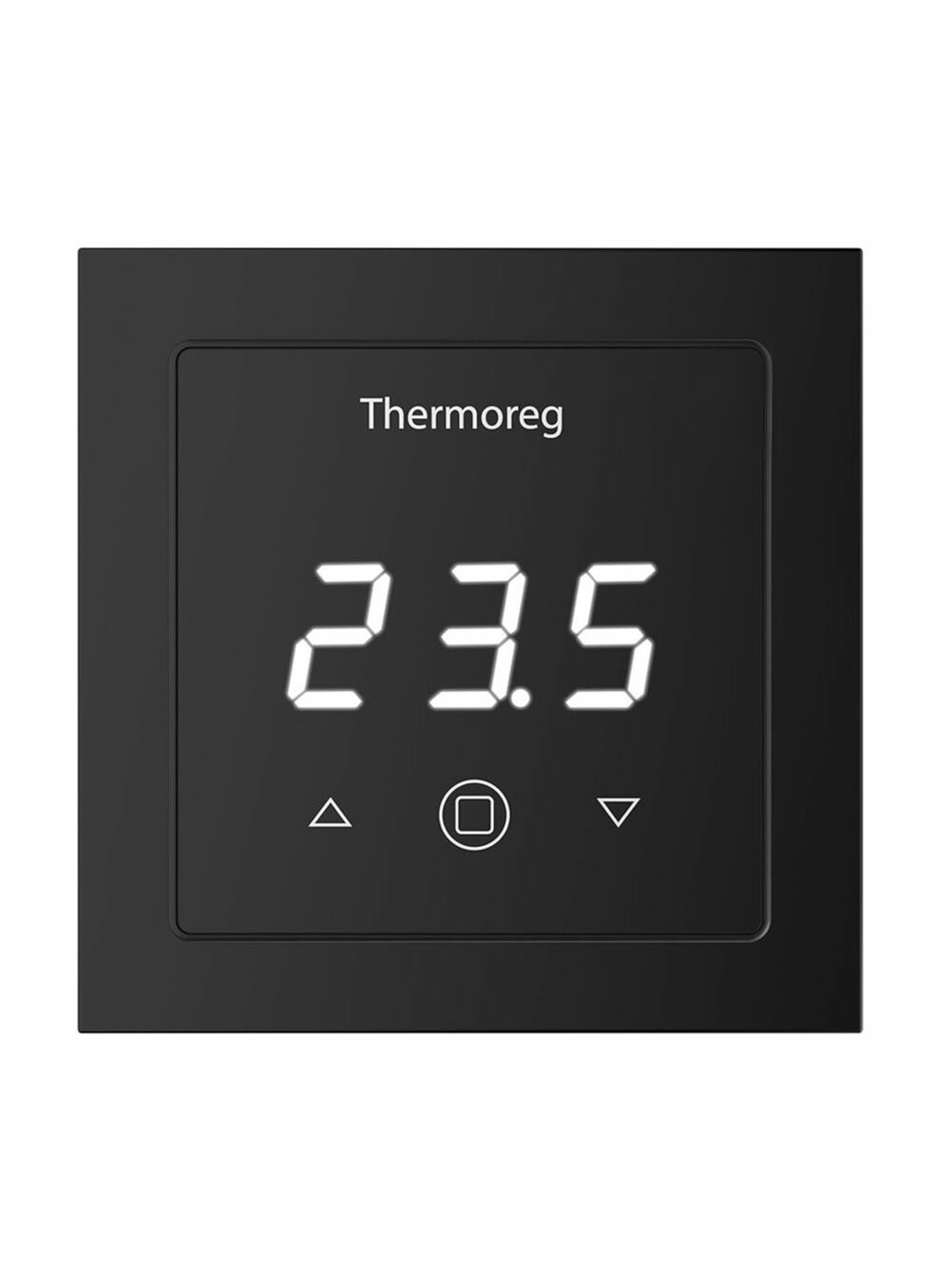 Терморегулятор электронный сенсорный для теплого пола TI-300 Black черный