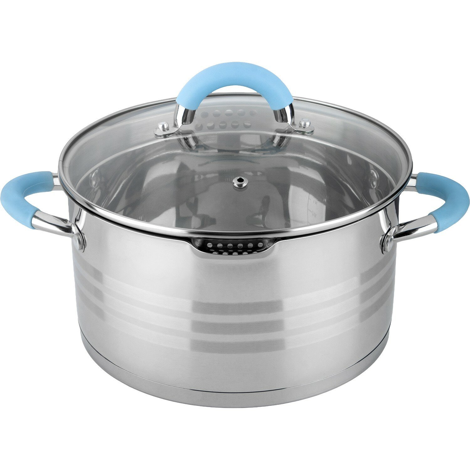 Mallony Melodia кастрюля с крышкой 4.5 л из нержавеющей стали со сливом для варки