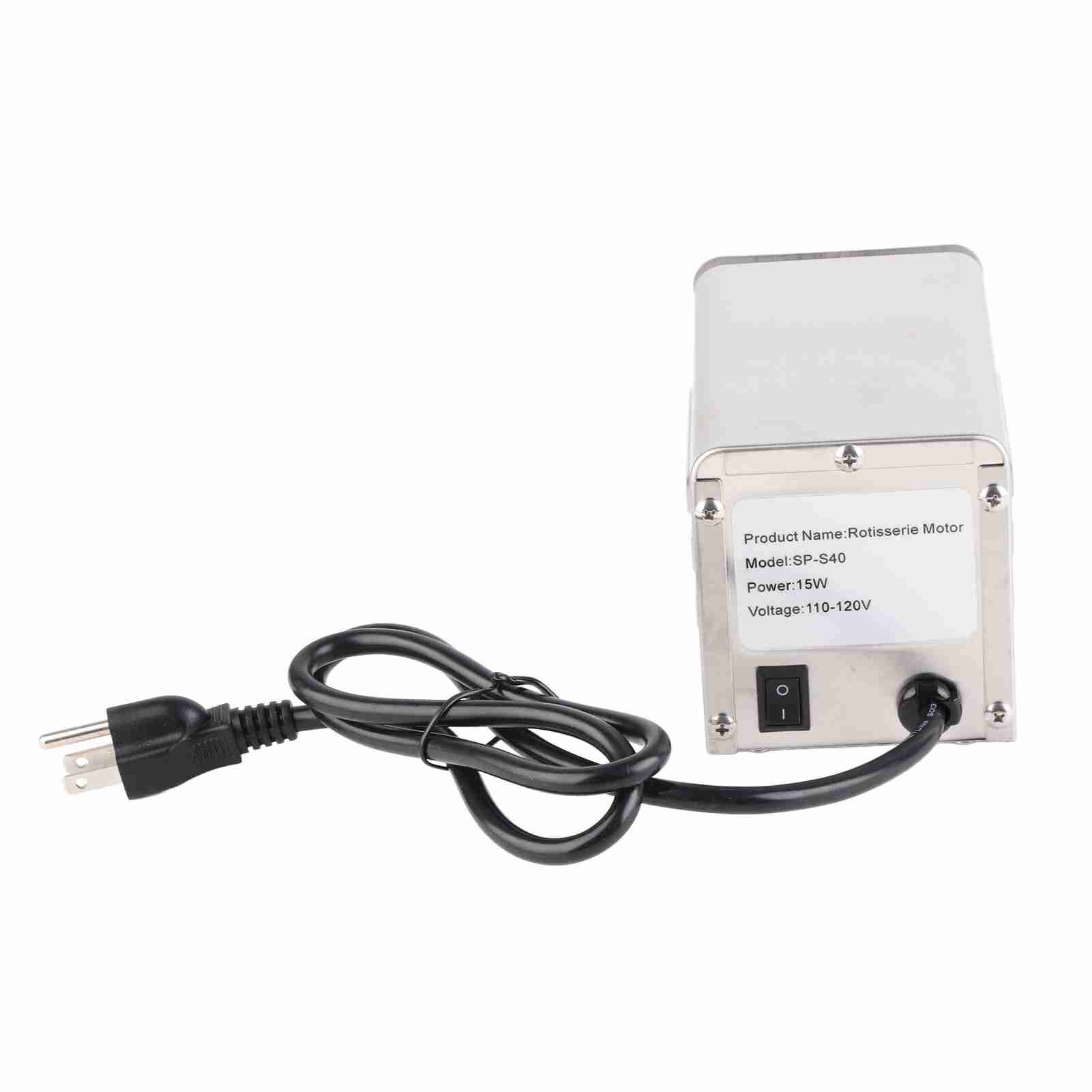 Stainless Steel BBQ Rotisserie Motor Electric Roaster Barbecue