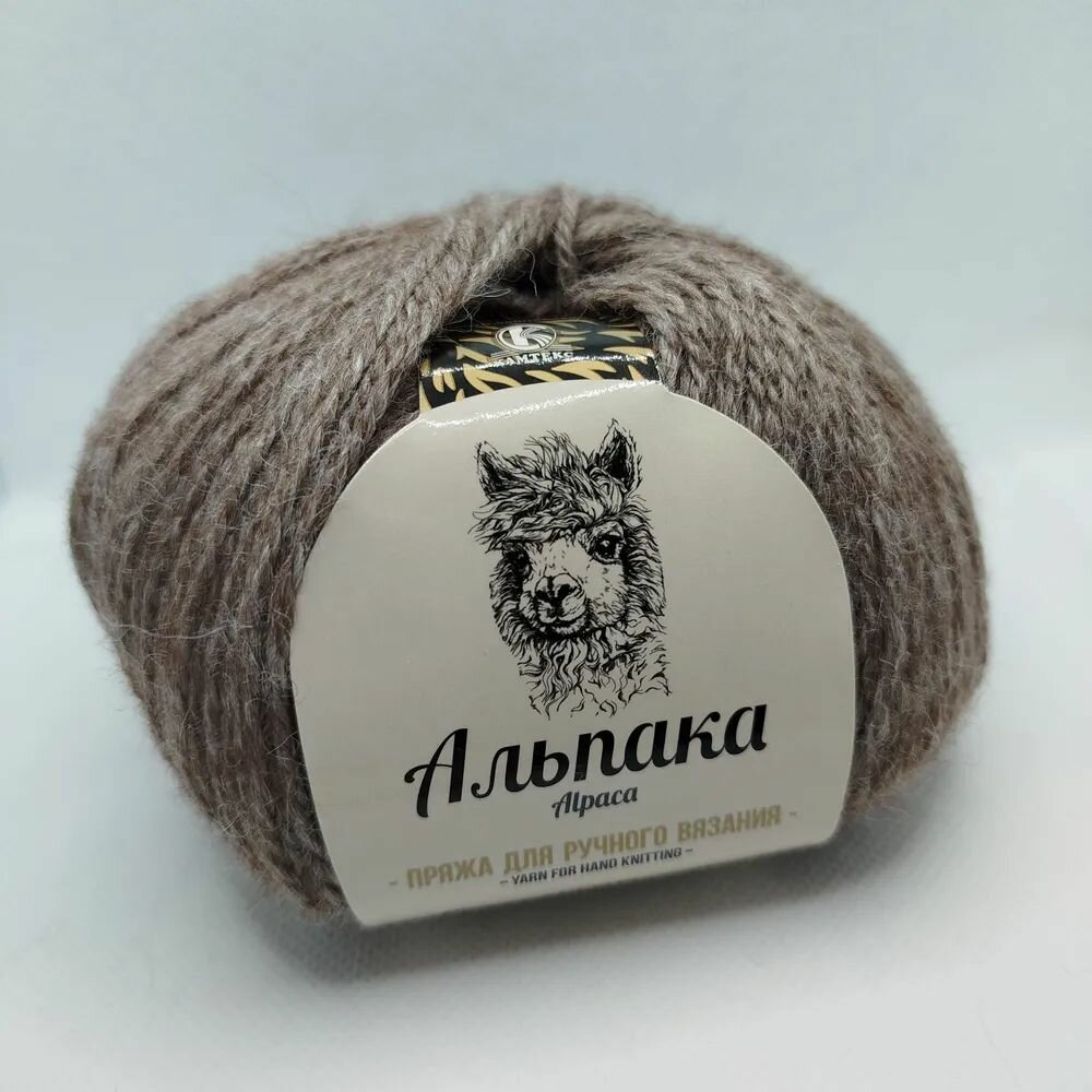 Пряжа Камтекс Альпака 113 (12 мотков по 50г/150м) какао