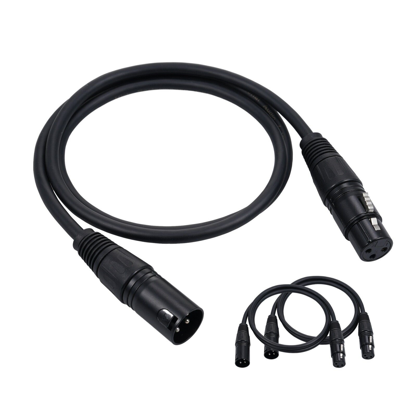 Сигнальный кабель DMX512 Кабель Canon/Микрофонный кабель/Микрофонный кабель XLR-кабель, черный