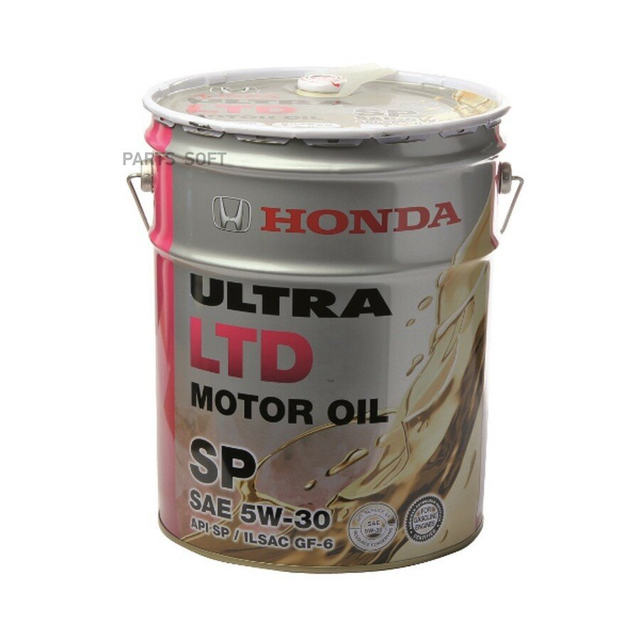 Масло моторное ULTRA LTD SP 5W30 от официального дистрибьютора, HONDA, артикул 0822899977
