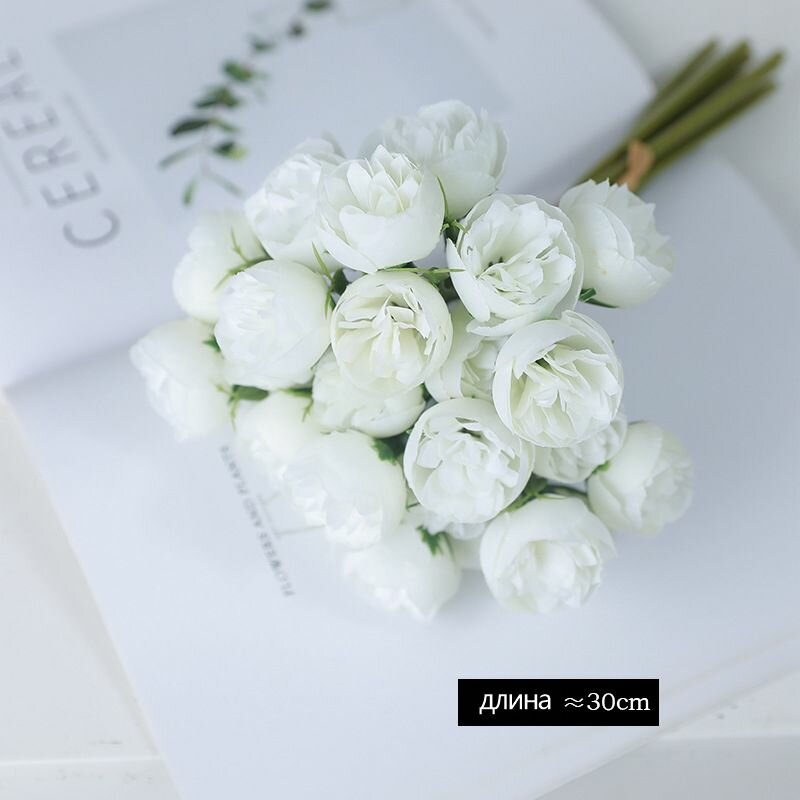 Искусственные букеты, бутоны камелии