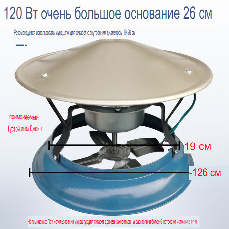 Вытяжной вентилятор с индуцированной тягой к дымоходу небольшой бытовой вентилятор высокой мощности