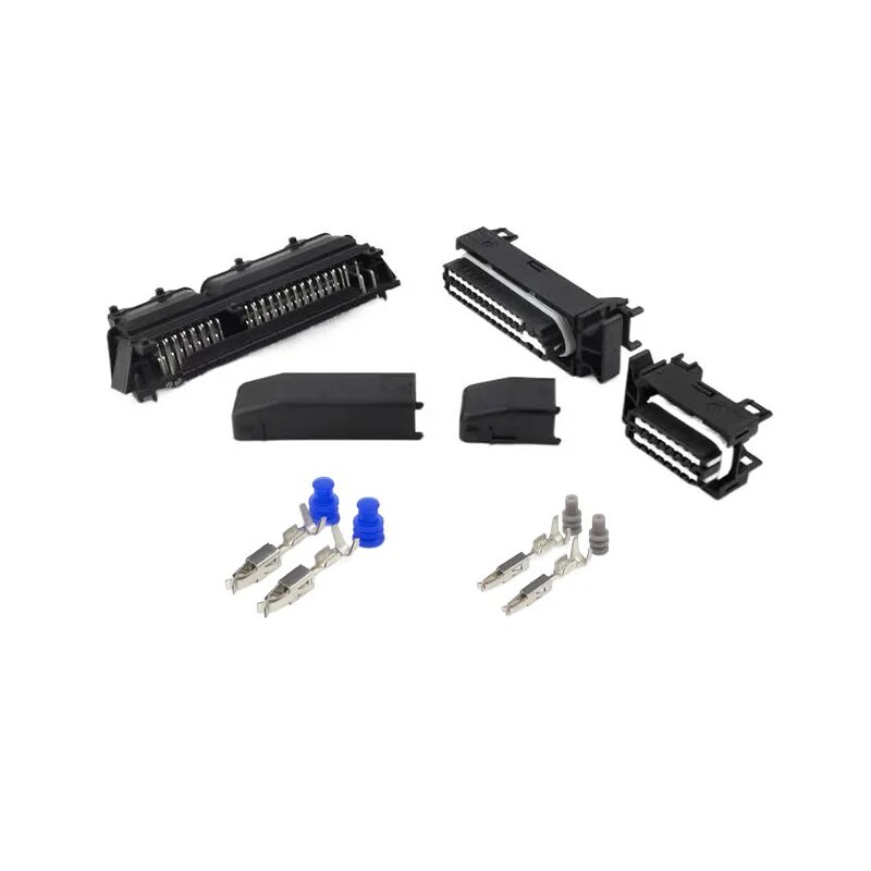 1 комплект, 80-контактный 1534512-3 ECU автомобильный разъем для проводов «папа» и «мама» с корпусом 1J0906379B 1J0906380B
