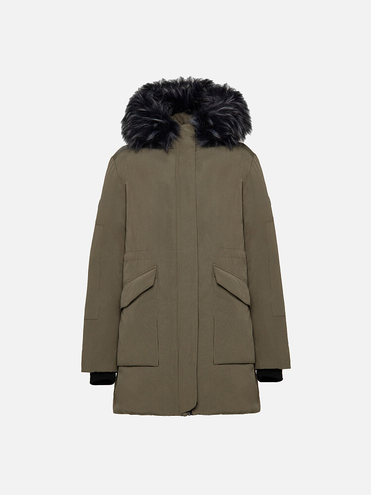 Парка STREETBEAT Basic Winter Parka, размер 140-146, хаки — фото 1