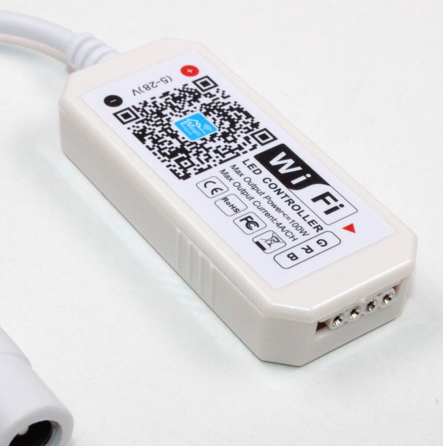 3ch Wi-Fi DFL-RGB 12-24V, max144W, вых.- 3х4А (подключение к смартфонам на базе Android, iOS через приложение), Контролл