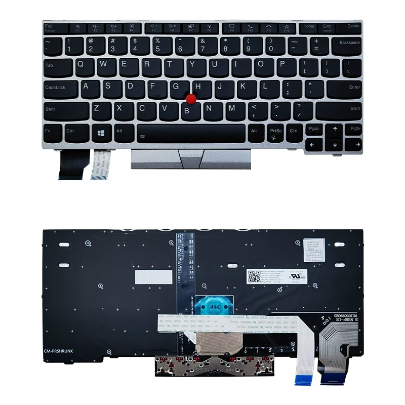 Клавиатура ThinkPad S2 5-го поколения серебристого цвета, премиум-покрытие, совместима с моделями Lenovo