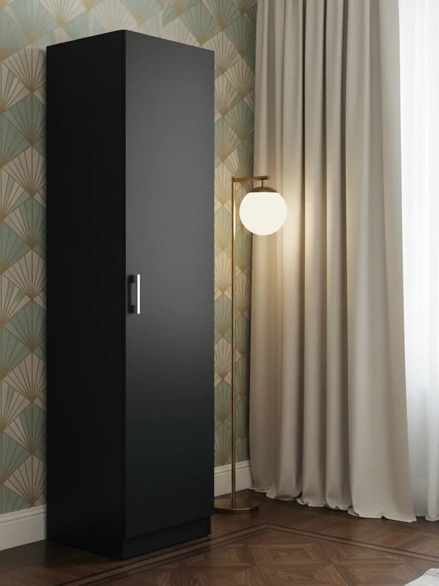 Шкаф пенал FRESTER деревянный распашной с полками одежды на балкон, от производителя