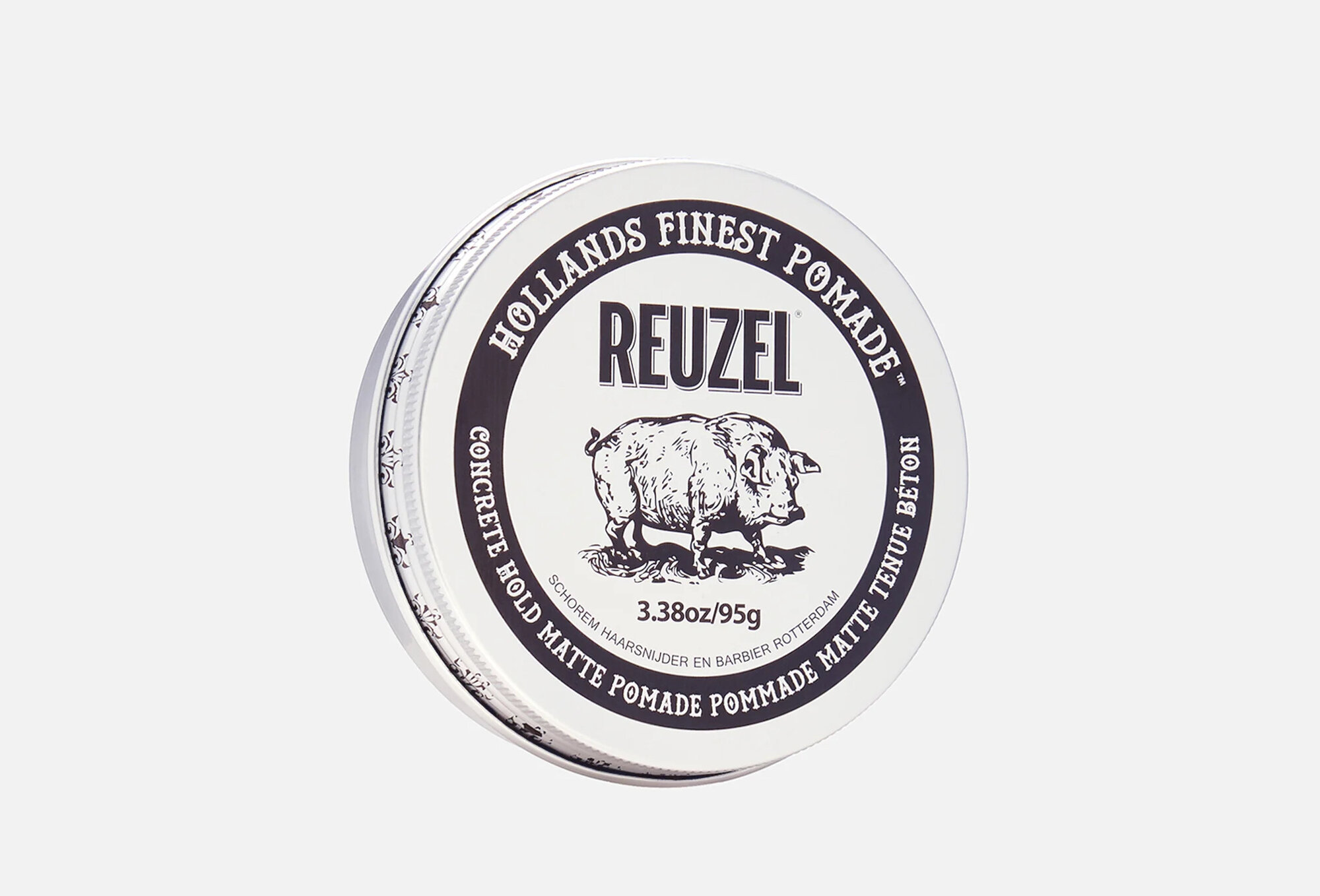 Помада для волос Reuzel "Concrete Hold Matte", на водной основе, для всех типов волос, 95г