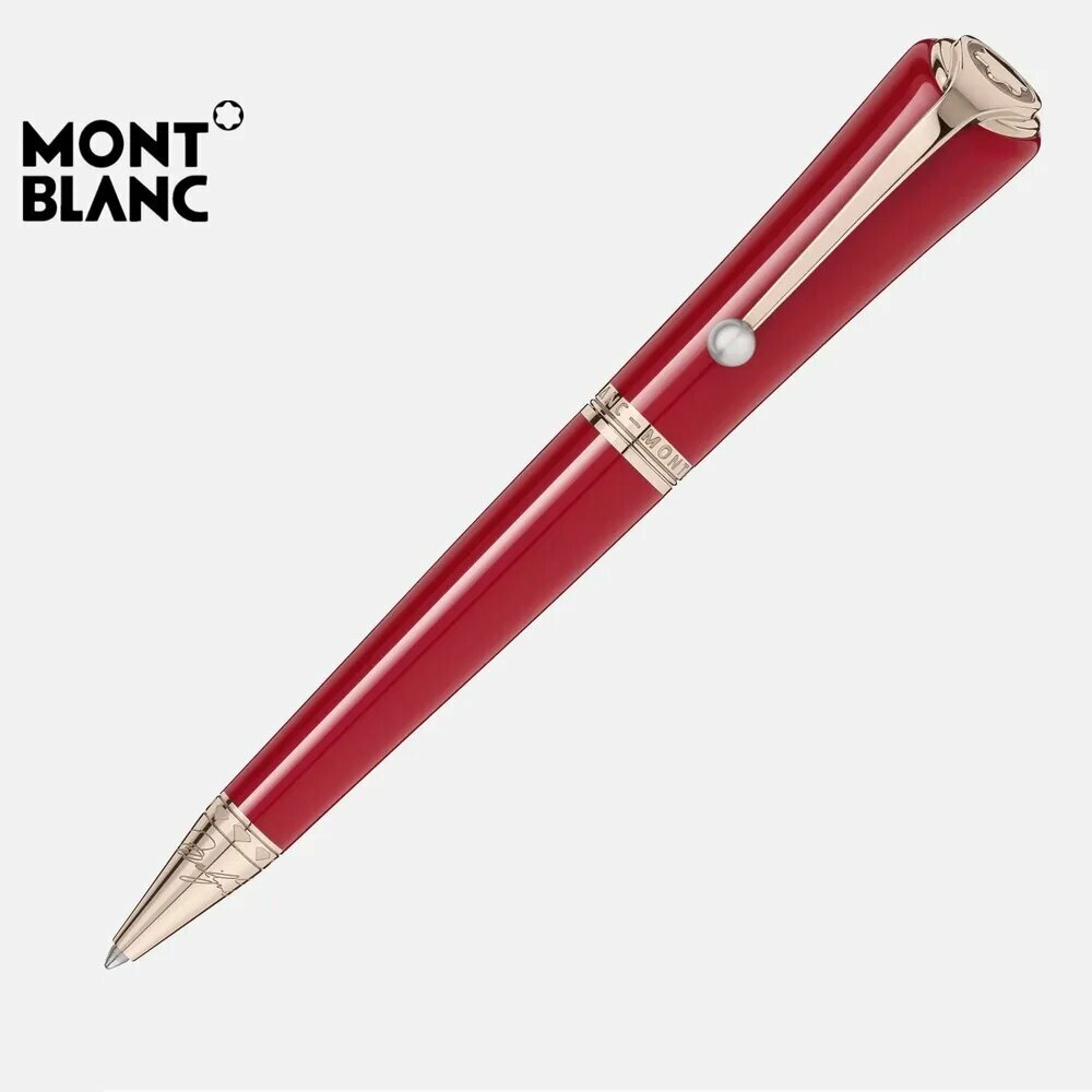 Montblanc Ручка Шариковая, толщина линии: 0.7 мм, цвет: Черный, 1 шт.