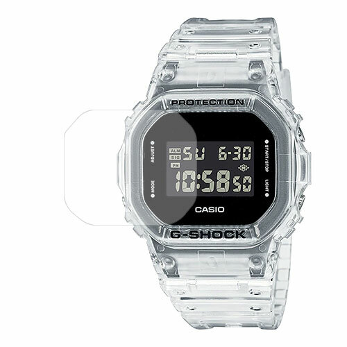 Скрин Мобайл защитный экран для часов Casio DW-5600SKE-7 из гидрогелевая плёнка прозрачная
