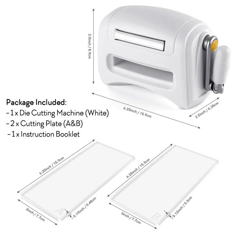 Ручной станок для вырезания Die Cutting Machine White